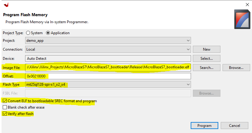Fpga Bootloader Part 2 Vitis Srec Spi Bootloader Software Step By Step Shadowcode